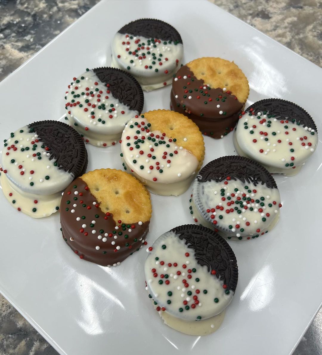 Molasses Crinkles, Hazelnut Snowballs, & Chocolate Dipped Cookies ...